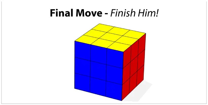 Step 8 – Final Move “Finish Him!” – Easiest Solve – Easiest Way to ...