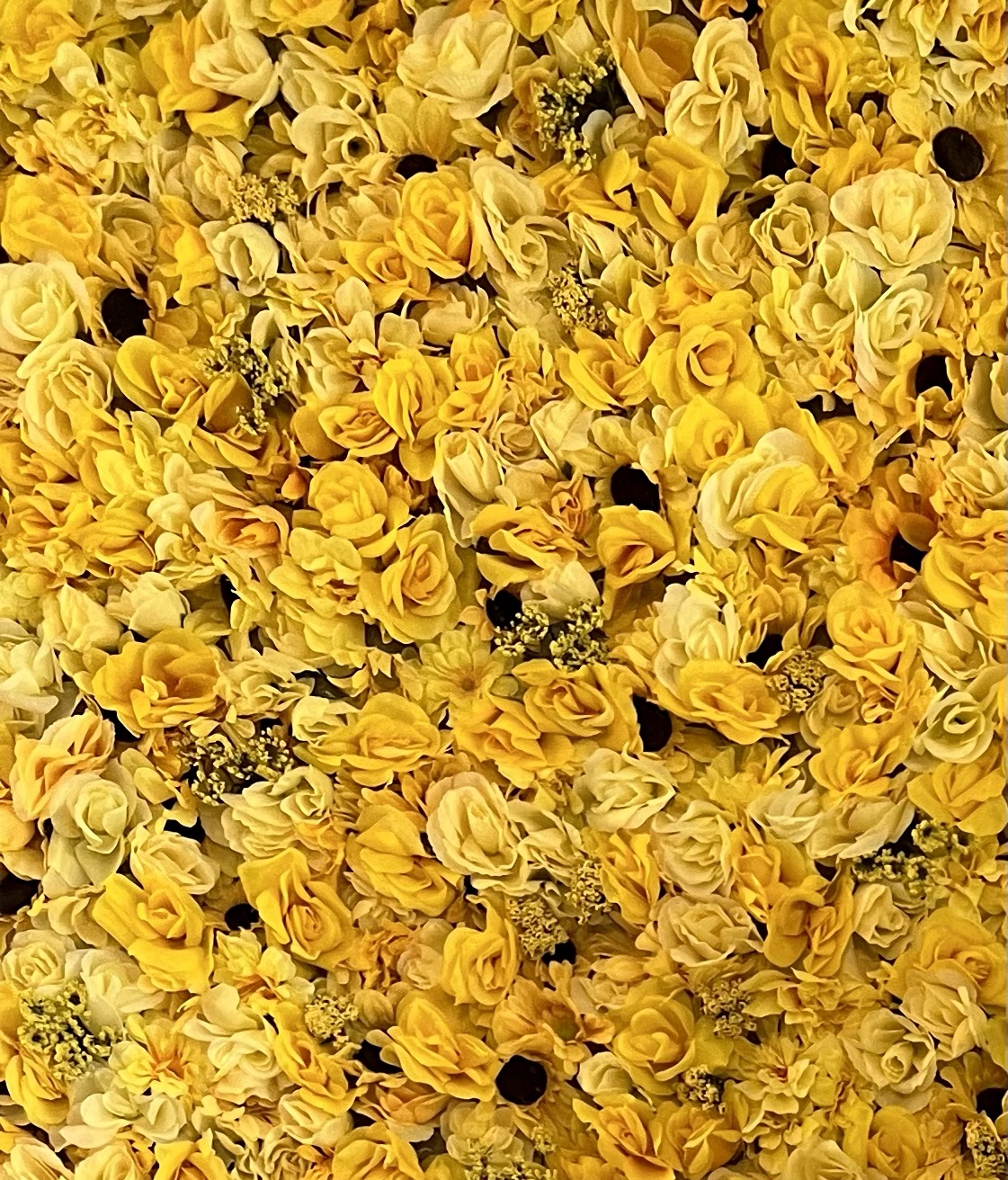 "Chiara" Yellow Flower Wall Rental - Easy Breezy Bash Co Event Rentals