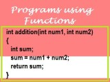 C Program Using Add Function In C Programming Easycodebook