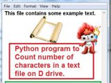 Python File Program Count Characters In Text File Easycodebook