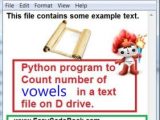 Python Text File Program To Count Vowels Easycodebook