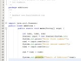 Write And Execute Java Addition Program Easycodebook