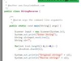 Java String Class Reverse Program Easycodebook