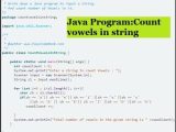 Java Vowel Count In String Program Easycodebook