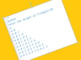 C Program Alphabet Triangle Pattern Easycodebook
