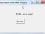 Show Label And Button Widgets Python Tkinter Program Easycodebook