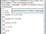 Logical Operators In Python Language Easycodebook