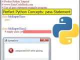 Python Pass Statement Example Code Easycodebook