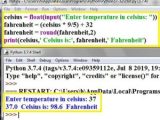 Python Temperature Conversion Program Easycodebook