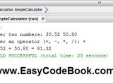 Java Simple Calculator Program Using Switch Easycodebook