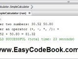 Java Simple Calculator Program Using Switch Easycodebook