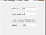 Python Four Function Calculator Gui Program Easycodebook