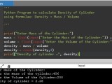 Python Density Of Cylinder Program Easycodebook