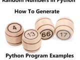 Python Random Numbers Generation Easycodebook