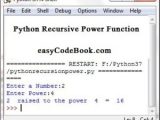 Python Power Recursive Function Easycodebook