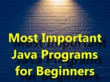 The Most Important 50 Java Programs For Beginners Easycodebook