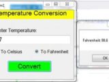 Temperature Conversion Visual Programming C Sharp Easycodebook