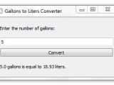 Python Pyqt Gallons To Liters Conversion Gui Program Easycodebook