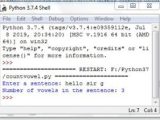 Python Sentence Vowel Counter Program Easycodebook