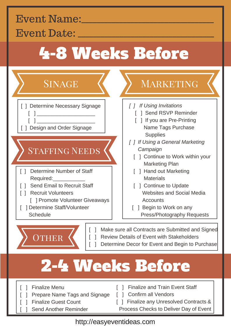 Free Event Planning Guide – Easy Event Ideas