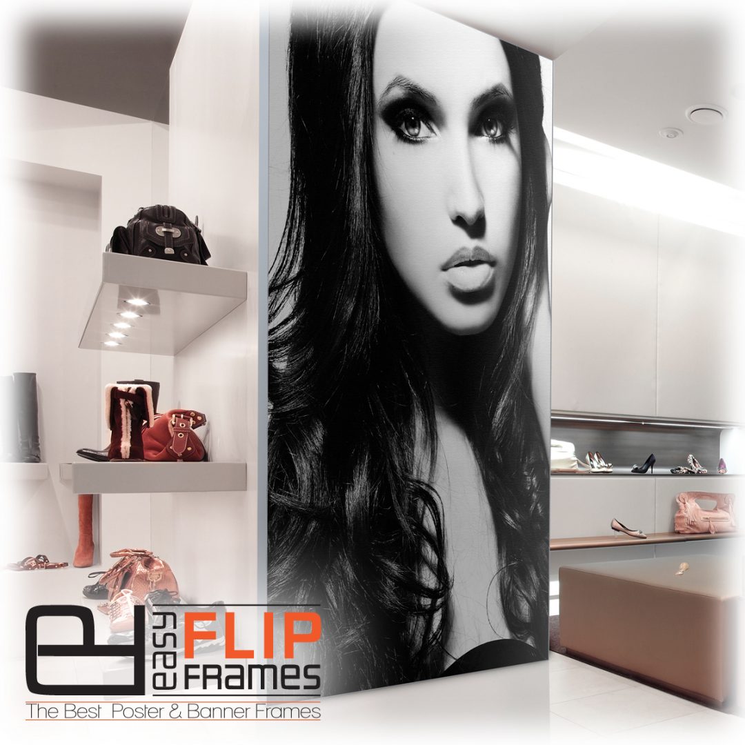 Easy Fabric Frames - Ceiling Mounted - Easy Flip Frames