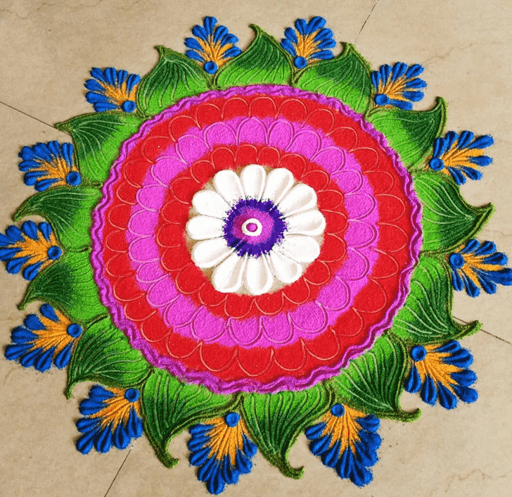 Main Gate Rangoli Design Images (Main Gate Rangoli Kolam Ideas)