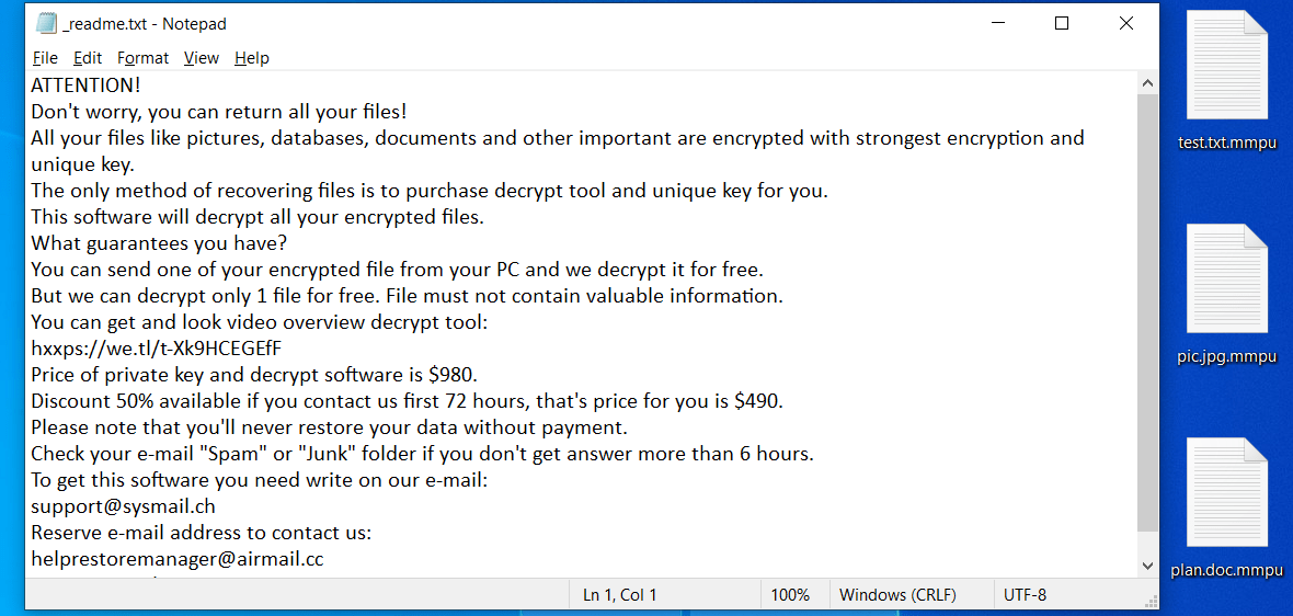 Remove & Decrypt mmpu Ransomware Files (Guide)