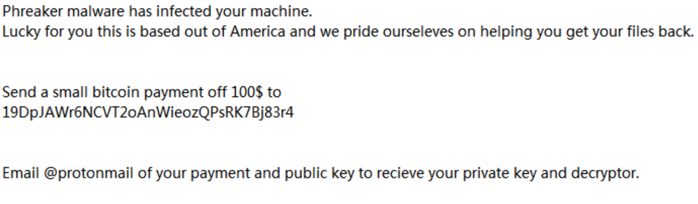 Phreaker Ransomware Removal [Decryption Guide]