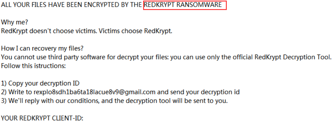 RedKrypt Ransomware Removal [Decryption Guide]