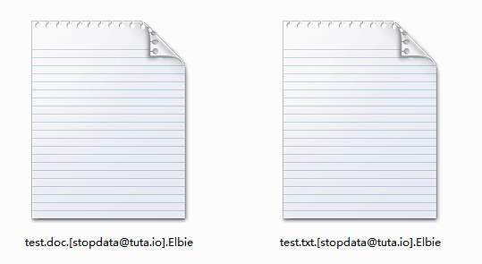 Remove & Decrypt [stopdata@tuta.io].Elbie ransomware