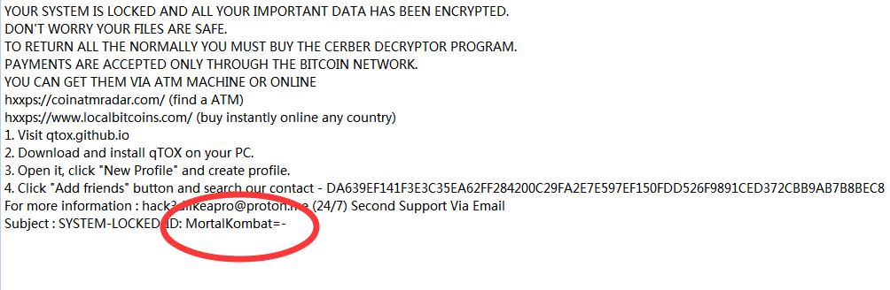 Mortal Kombat Ransomware Removal and Decryption Guide