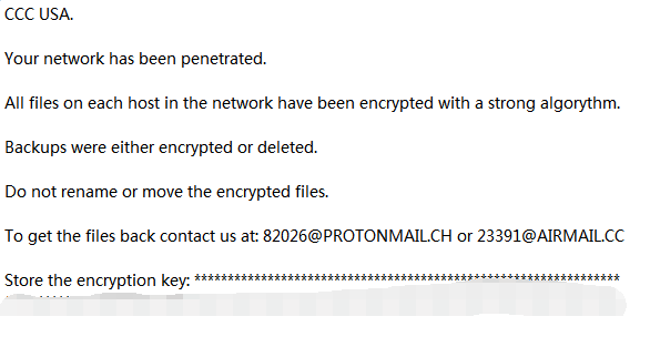 Remove Decrypt CCC USA Virus