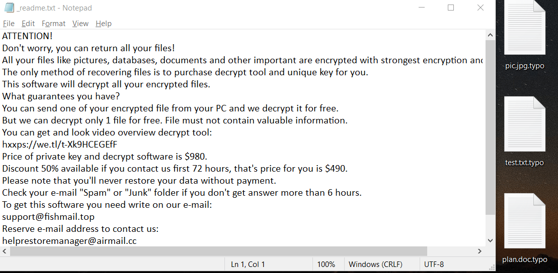(Solution) Remove TYPO Virus & Decrypt .typs Files