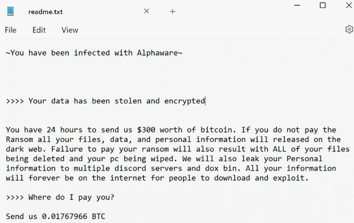Alphaware Ransomware Removal - Decrypt Alphaware Virus