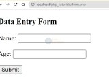 Submitting Forms In Php