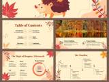 Fall Powerpoint Background Presentation Template Eatemp