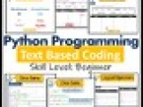Computer Coding In Python Bundle Text Based Coding Computer Science