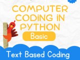 Computer Coding In Python Text Based Coding Computer Science