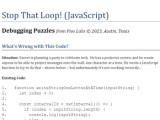 Debugging Puzzles Stop That Loop Javascript Python Java By Pios Labs