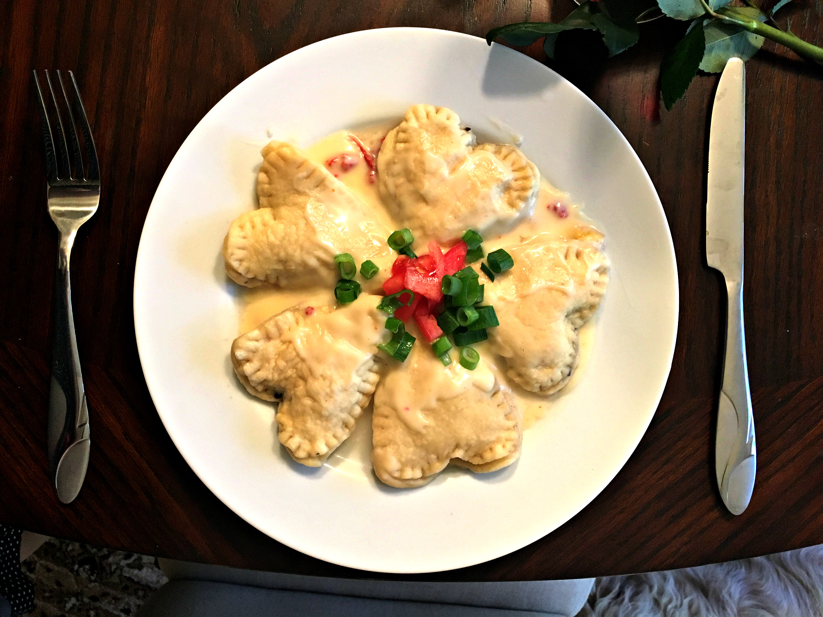 Valentine's Day Ravioli & Cookies - Eclectic Grape