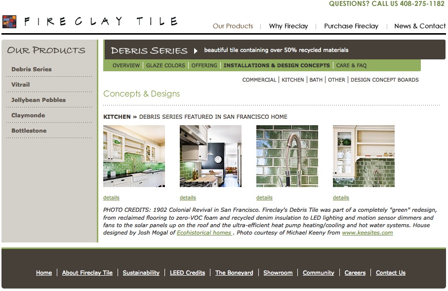 Downey kitchen featured by Fireclay Tile | eco+historical