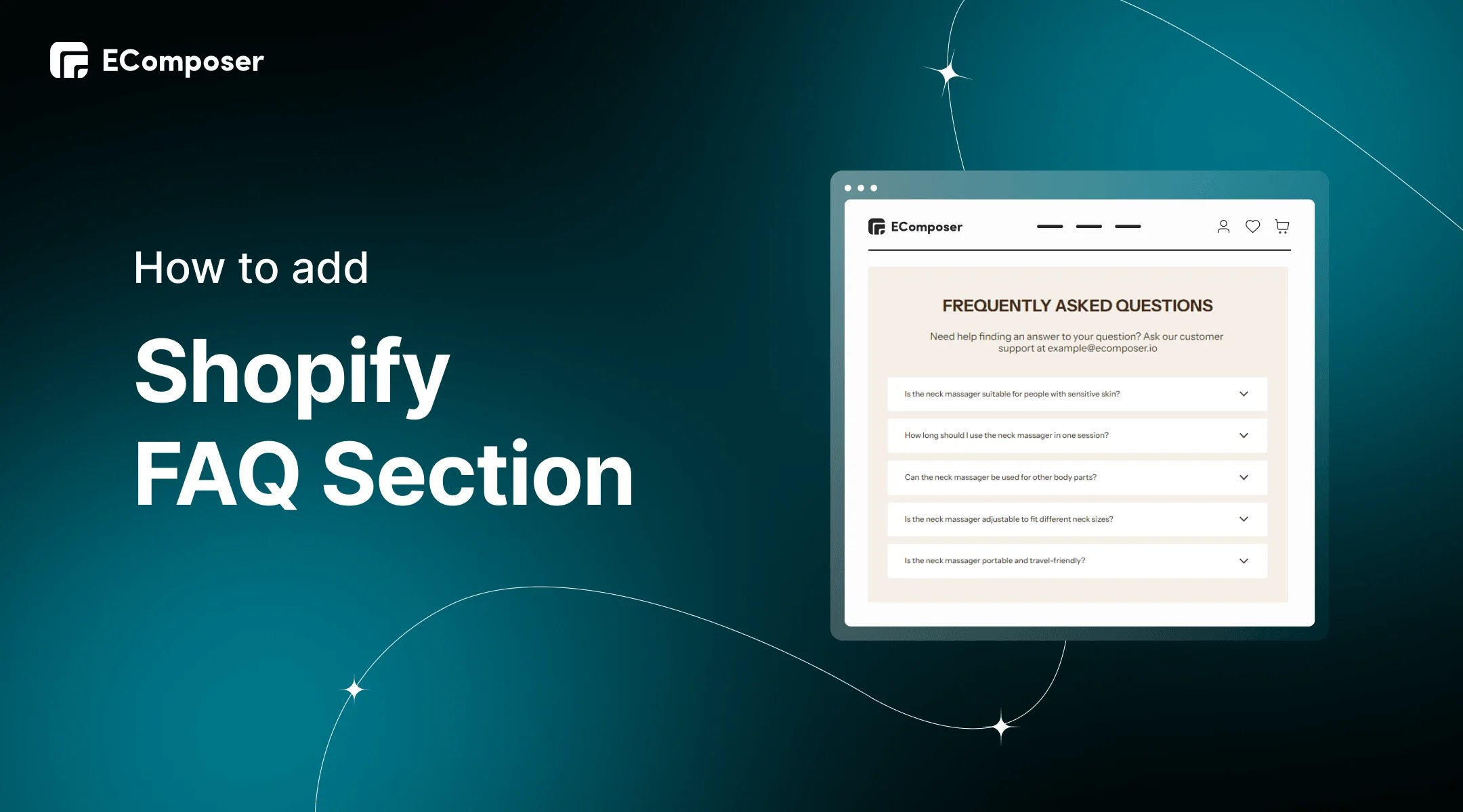 How To Add Customize A Shopify Faq Section In Minutes Ecomposer