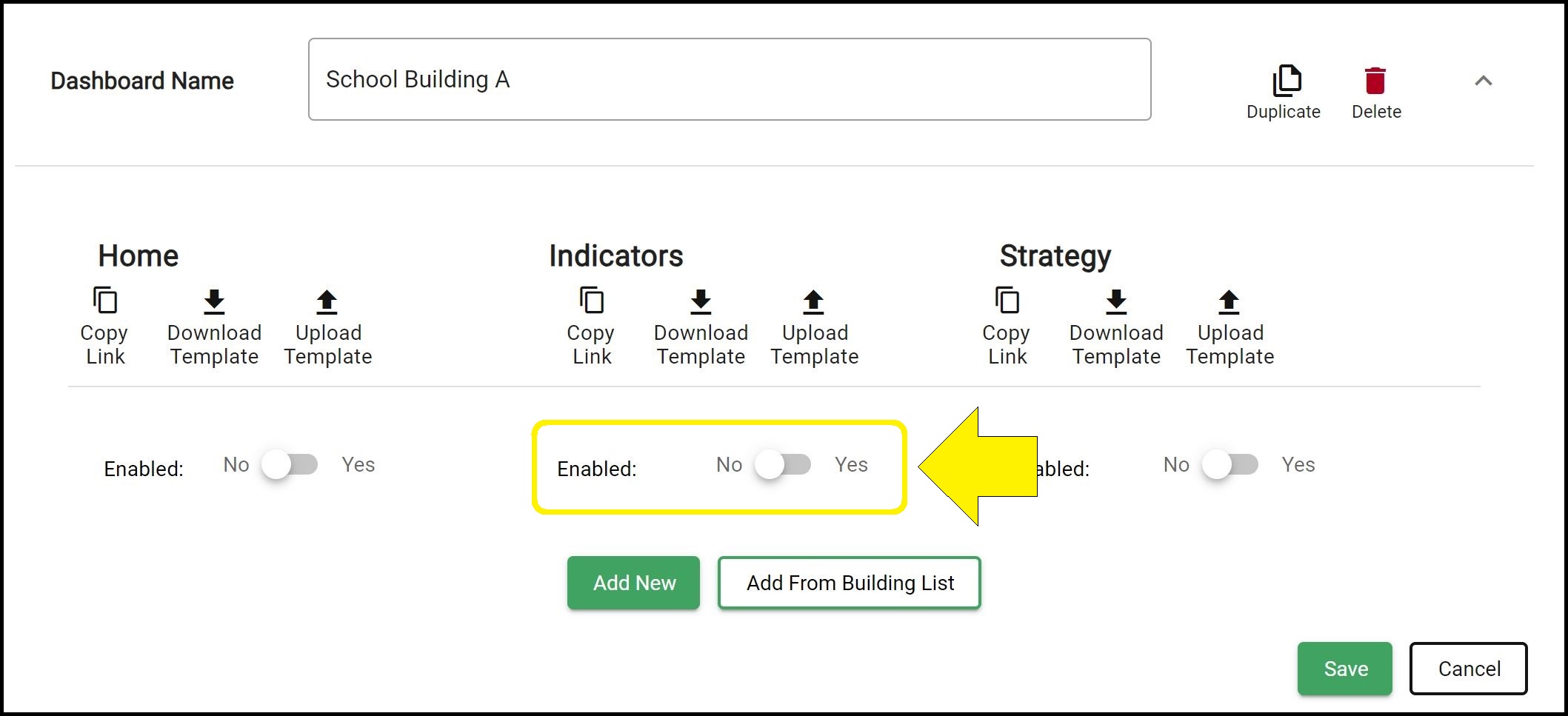How to enable and disable the Home, Indicators, and Strategy pages for ...