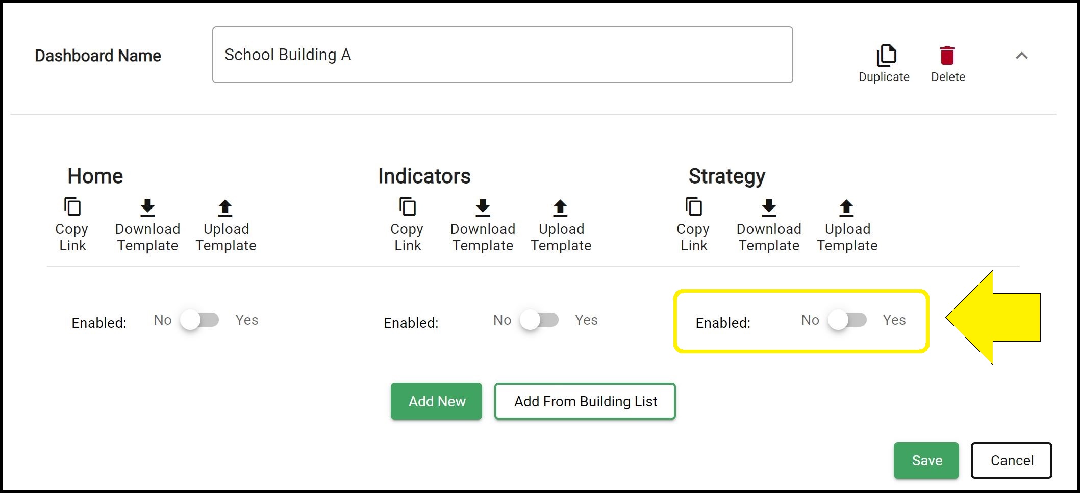 How to enable and disable the Home, Indicators, and Strategy pages for ...