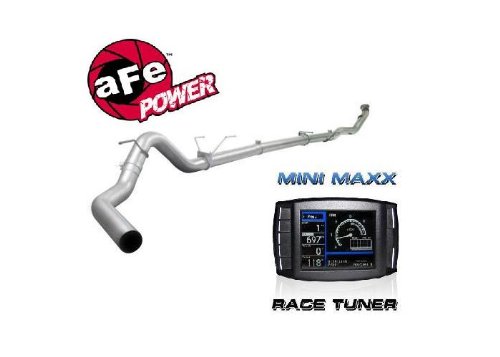 #Cheap DPF Delete Kit aFe Atlas 4″ Aluminized Back Exhaust Stainless ...