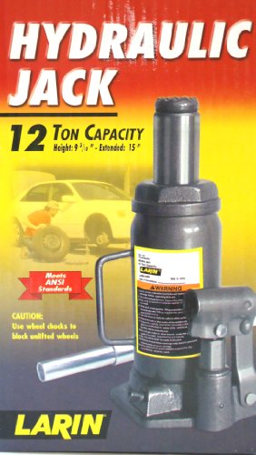 LARIN 12-TON Capacity Hydraulic Bottle Jack BJ-12 | 12 ton hydraulic jack