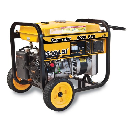 Valsi 5000 Watt Kohler Command Powered Portable Contractor Generator ...