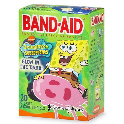 Band-Aid – Childrens Adhesive Bandages, SpongeBob SquarePants, Assorted ...
