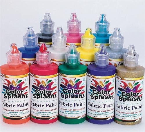 Color Splash! Fabric Paint 4 Oz. (Pack of 12) | Arts & Crafts