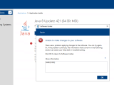 Java Client 8 Update 421 Failing Install Error 1603 Lab Core The